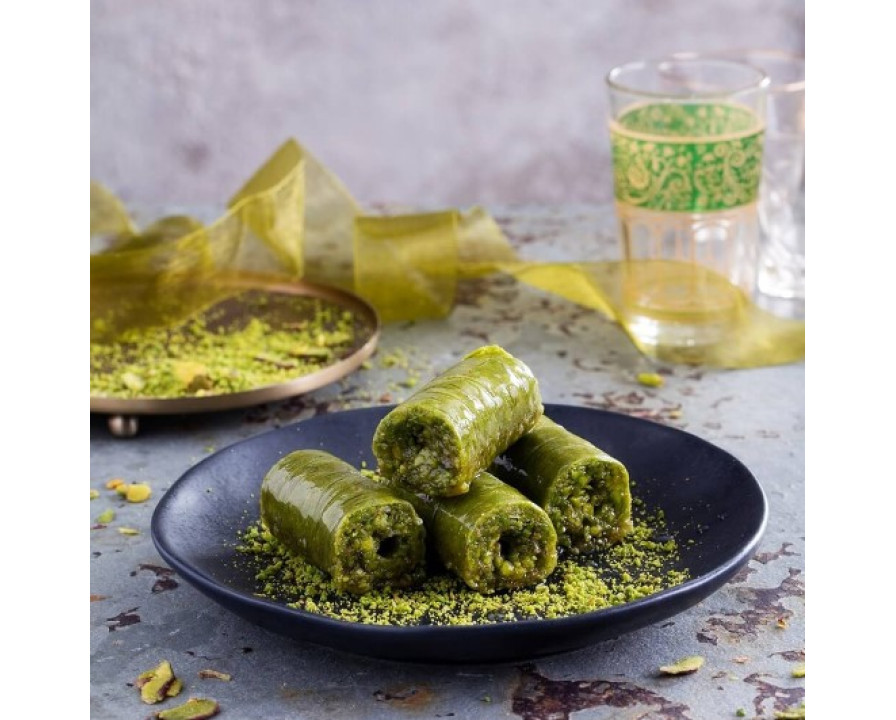 Luxury Turkish baklava and delight and desserts